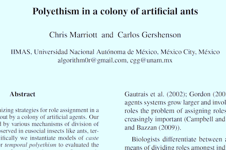 Polyethism, not polytheism, in ants – Improbable Research