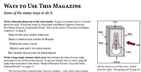 Ways To Use The Chocolate Issue Improbable Research