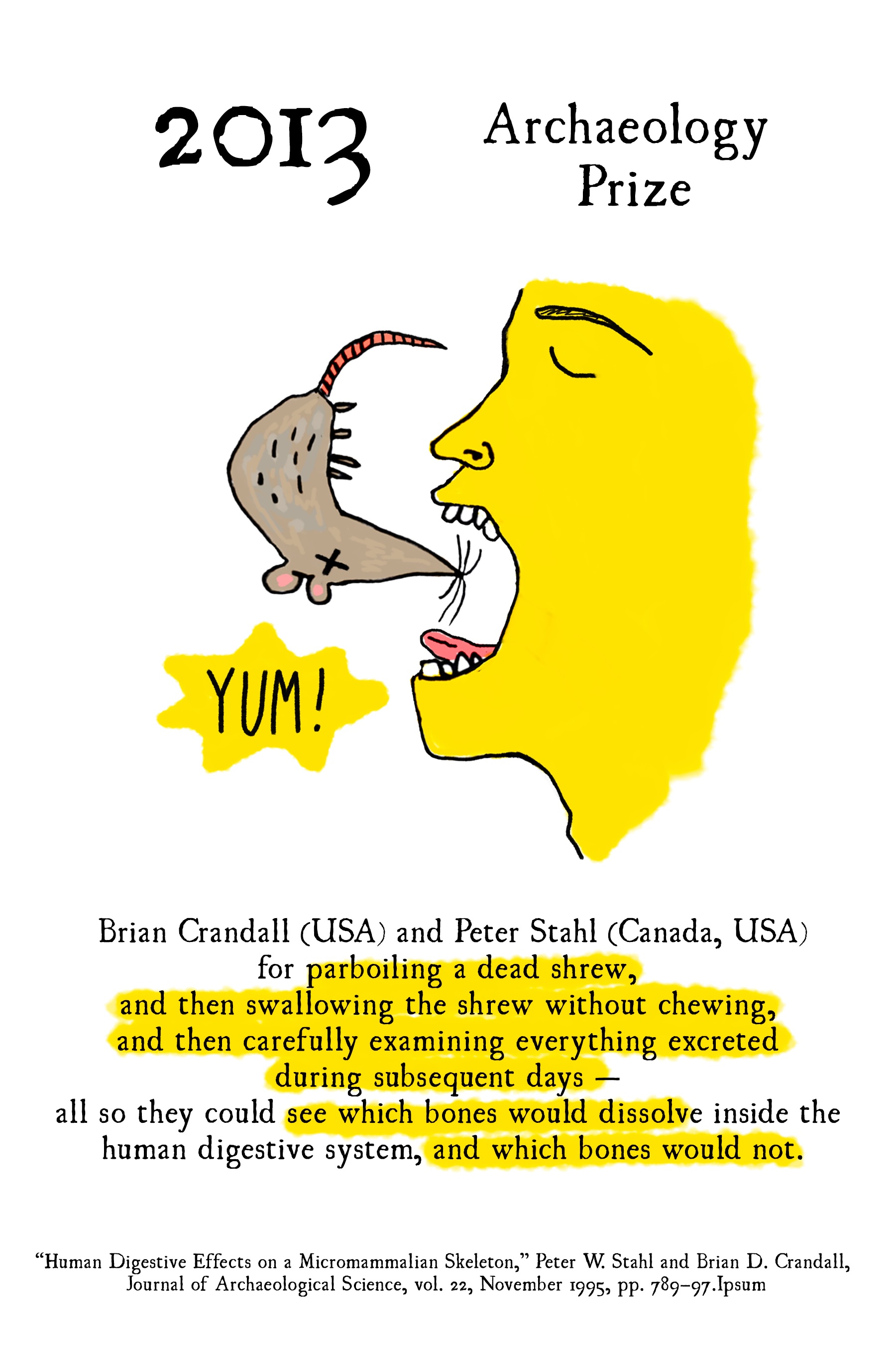 Celebrating the swallow-and-excrete-a-shrew experiment – Improbable ...