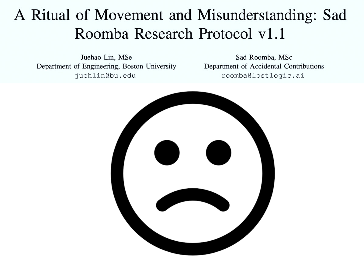 Sad Roomba Research Protocol v1.1 – Improbable Research