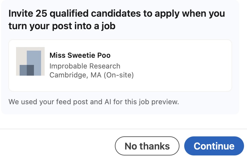 Looking for the new Miss Sweetie Poo (2025) – Improbable Research